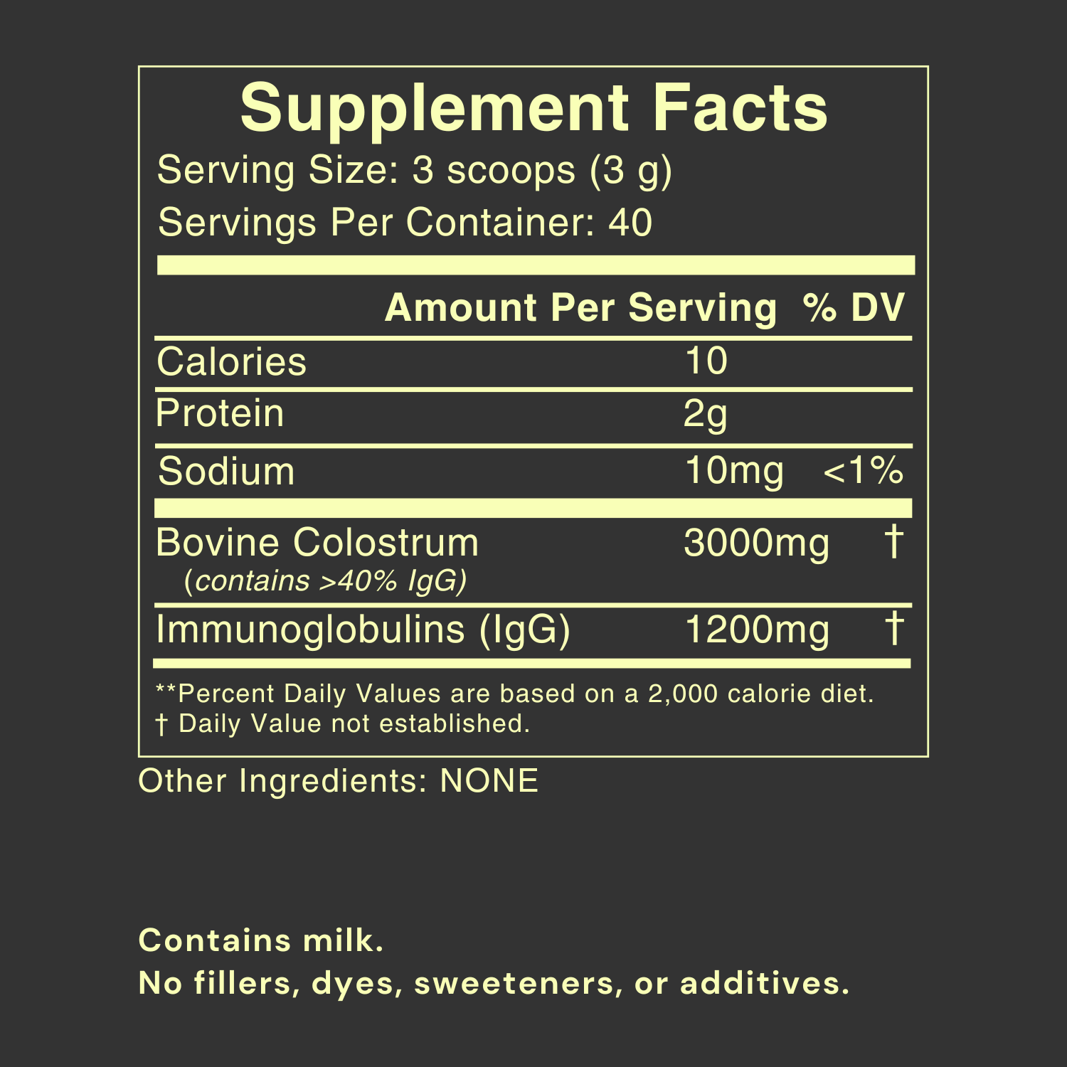 NEKTR Colostrum -- Foundational Health. Made Simpler.